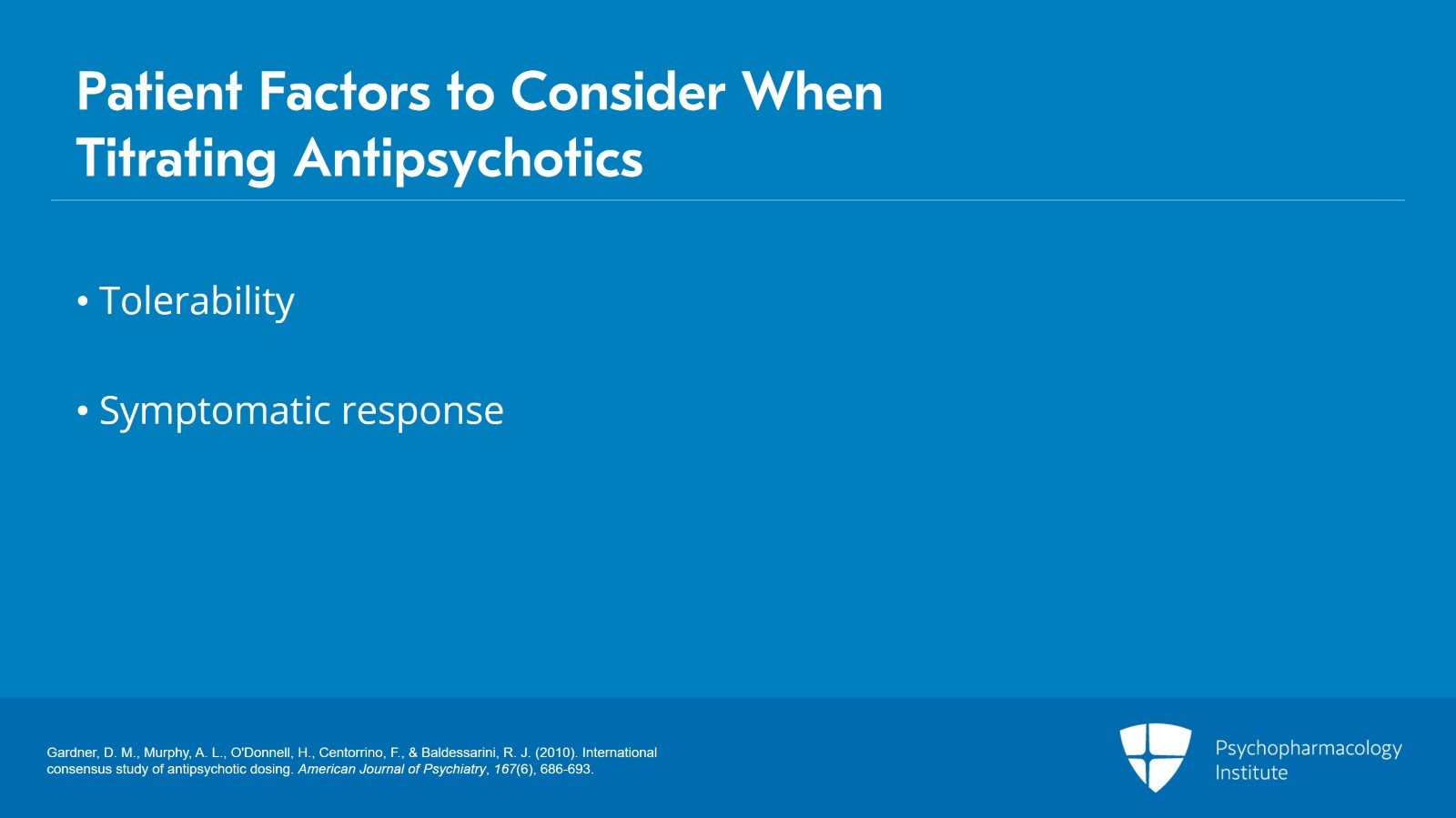 Psychopharmacology Institute